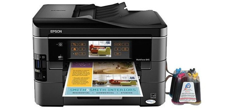 Epson WorkForce 845 с СНПЧ купить в Москве - отзывы, цена ...